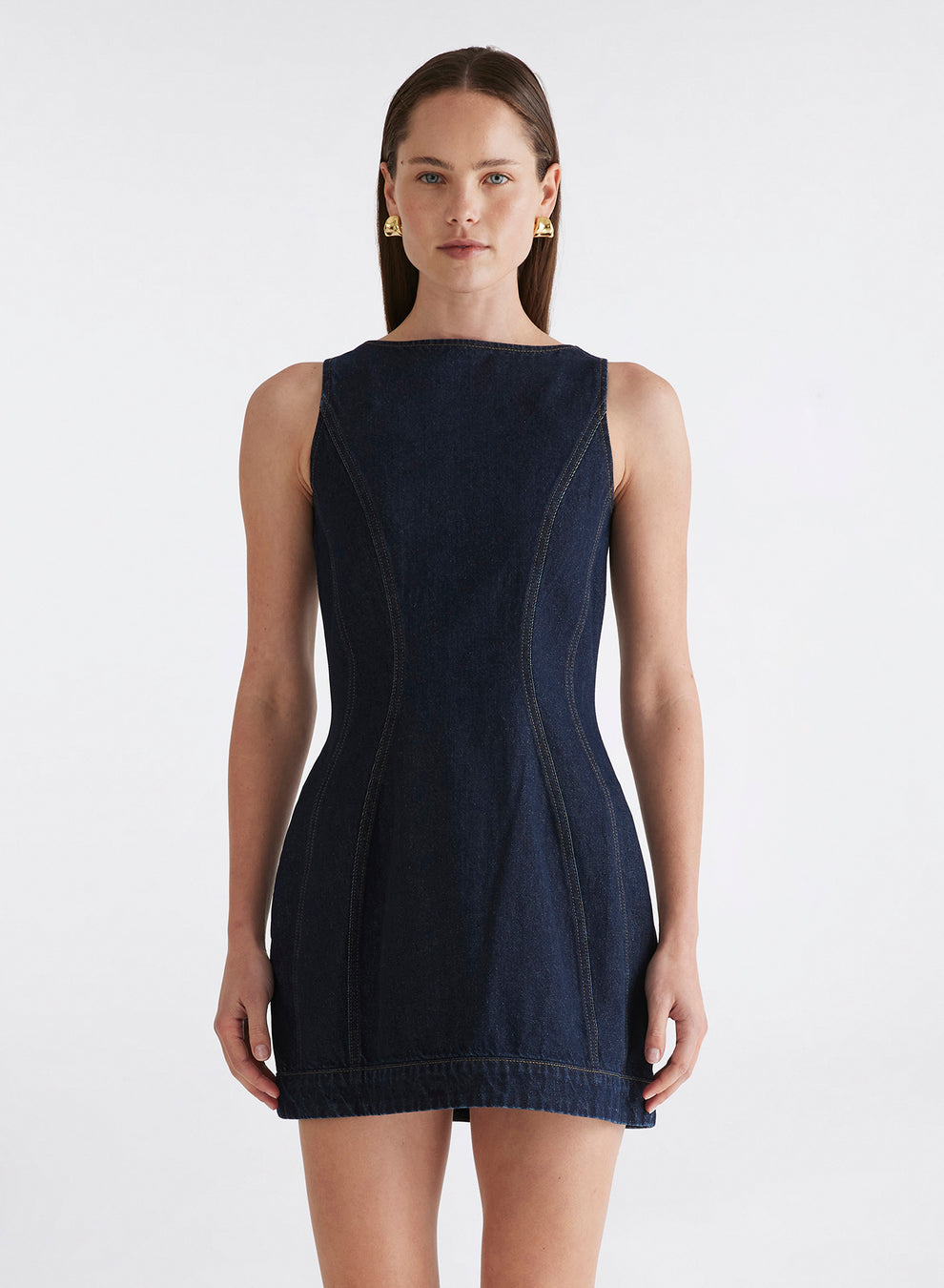 SHANNON DRESS (DARK INDIGO) – ANNA QUAN US
